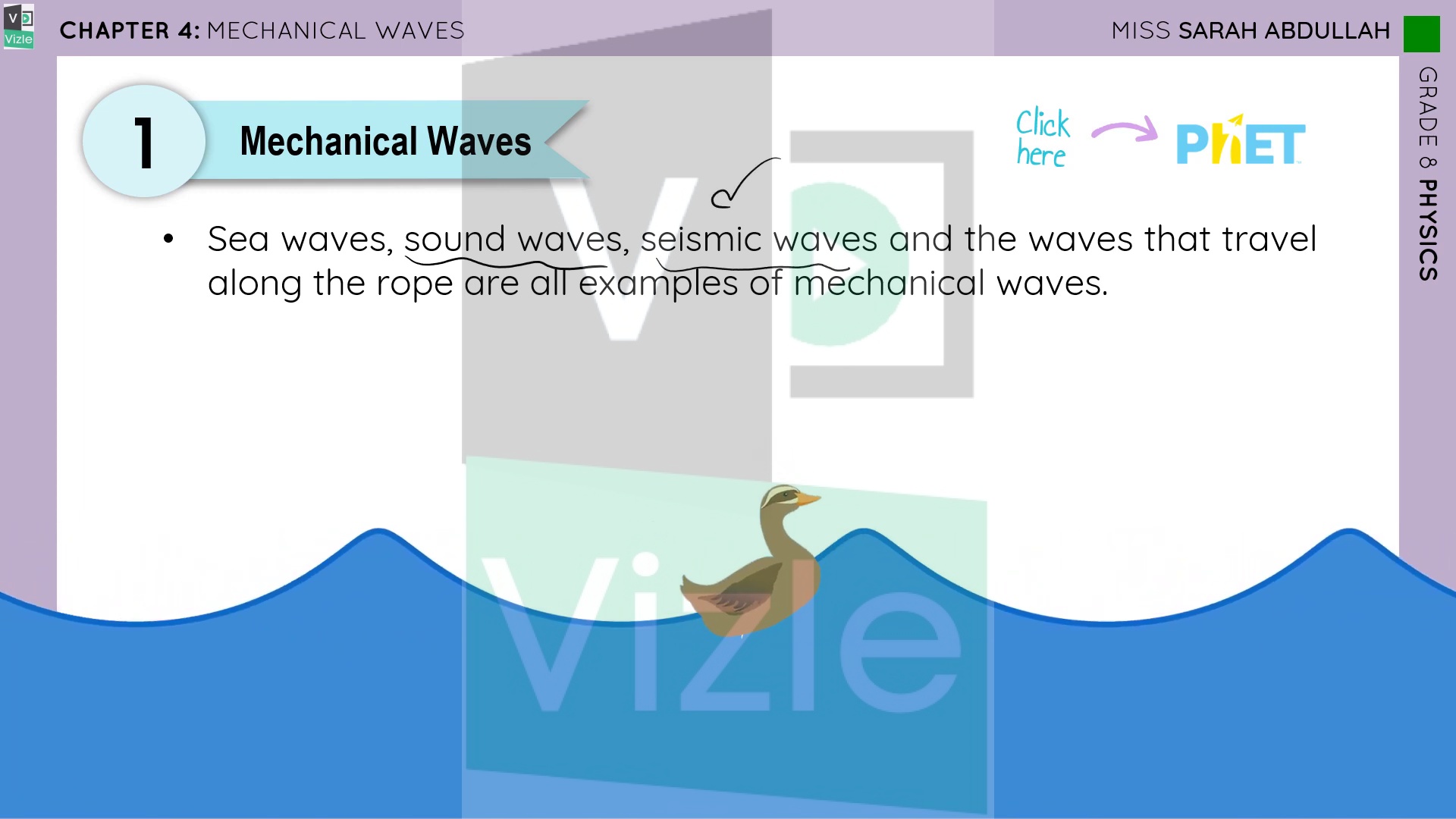 Physics - Mechanical Waves - Grade 8 | Vizle: video to PDF, PPT, Text